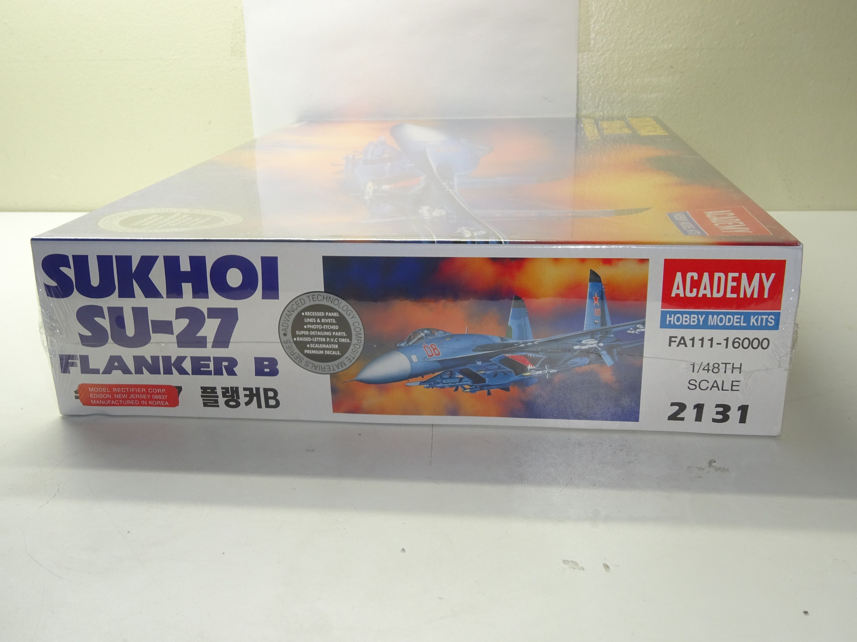 Academy 1/48 Sukhoi SU-27 Flanker Model Kit Vintage 1995 Sealed NIB - Etsy