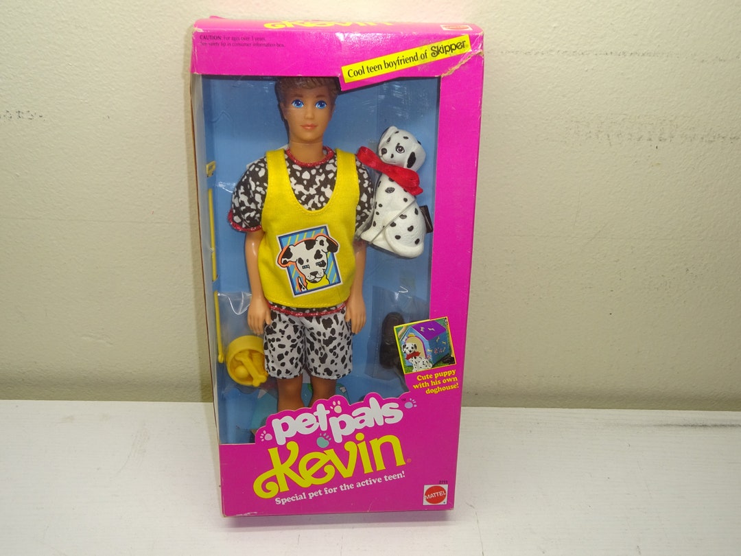 Vintage 1991 Pet Pals Kevin Teen Doll W/ Puppy by Mattel Boyfriend of ...