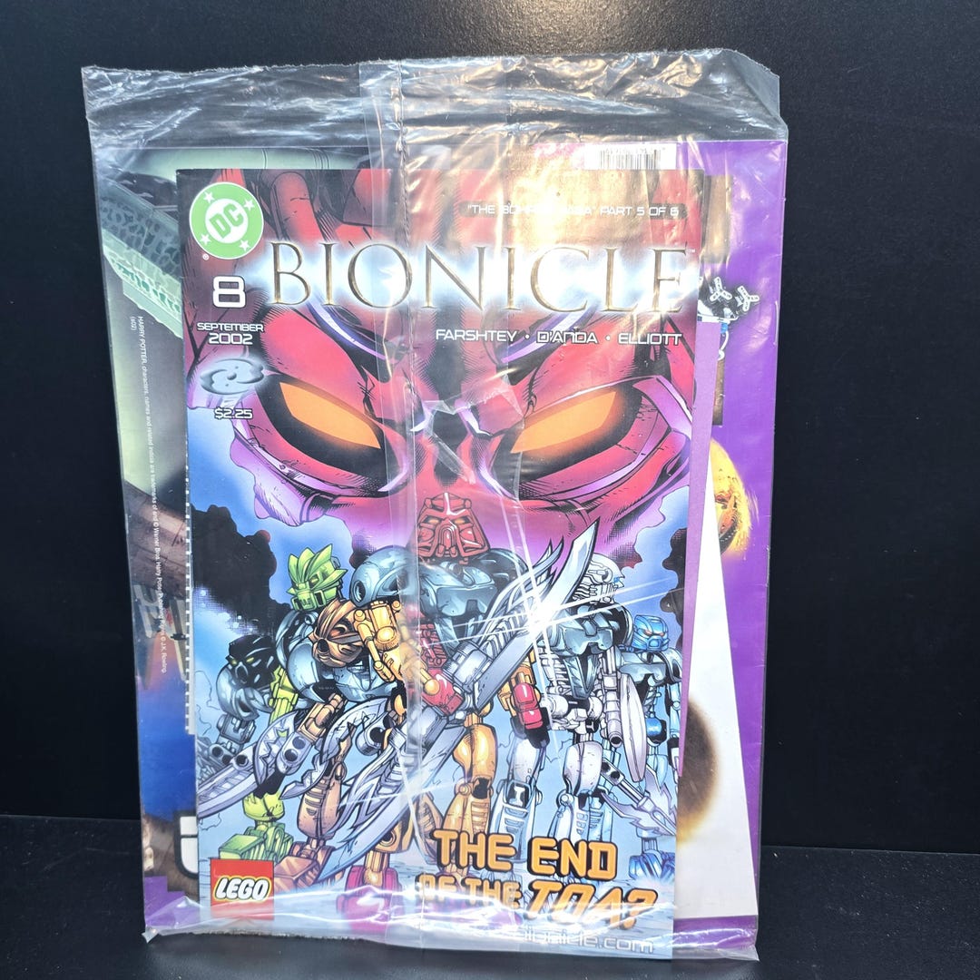 LEGO Magazine Sep-oct 2002 & Lego Bionicle DC Comics #8 SEALED - Etsy