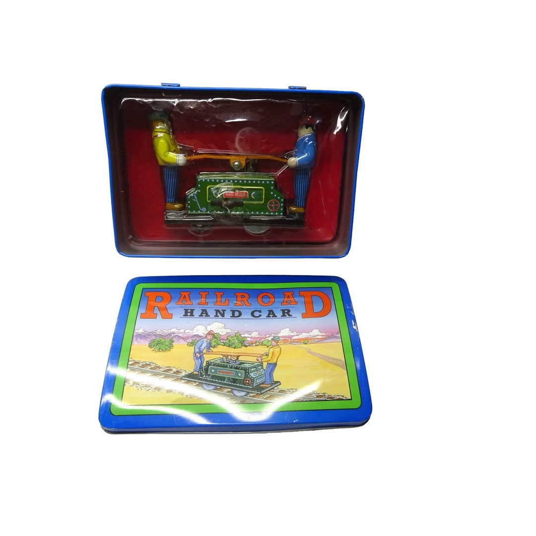 1999 Schylling Railroad Hand Car Collection Series Tin Toy Wind-up - Etsy