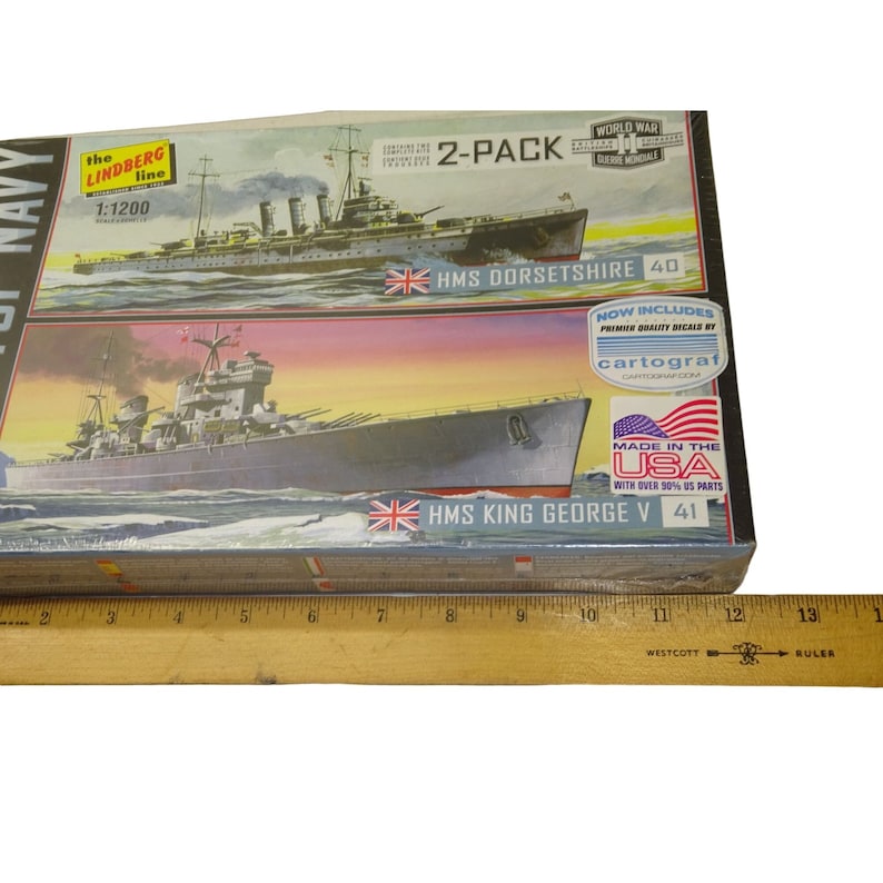 Lindberg Models 2-pack HMS King George V and HMS Dorsetshire - Etsy