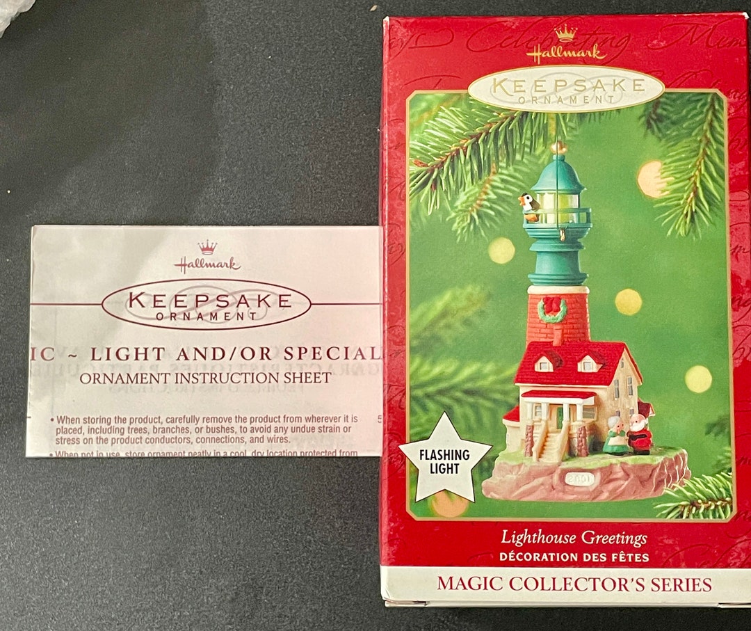 Hallmark Keepsake Ornament 2001 Lighthouse Greetings 5th in Series ...