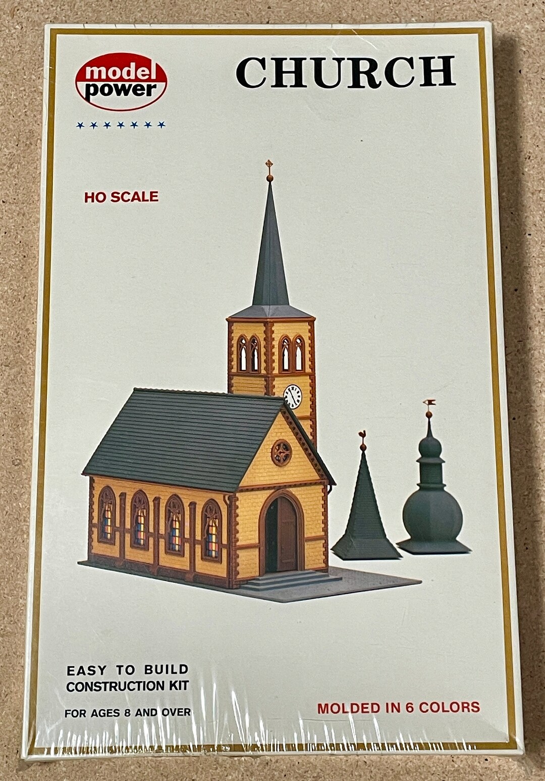 Model Power HO Scale Church Model Kit #482 for Model Railroading ...