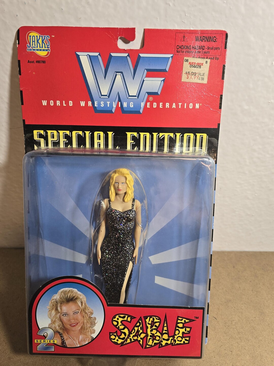 Vtg 1998 WWF WWE Jakks Sable Diva Wrestling Figure NIB Special Edition ...