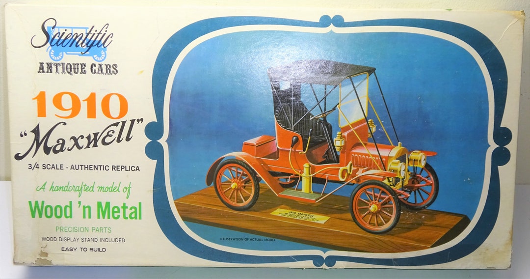1969 Scientific Antique Cars 1910 Maxwell Wood N Metal 3/4 Scale Kit ...
