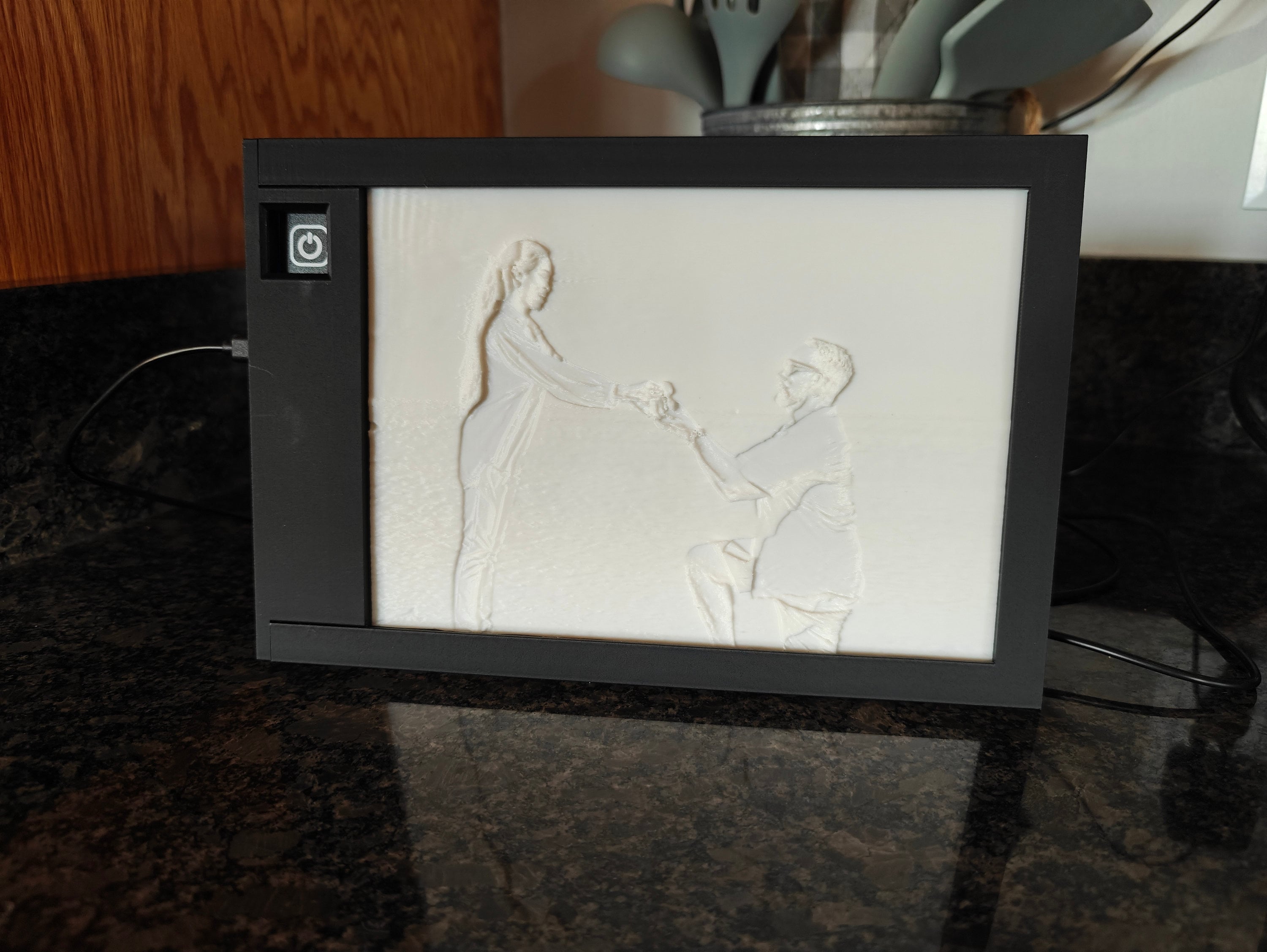 Custom 3D Printed Lithophane Frames - Etsy