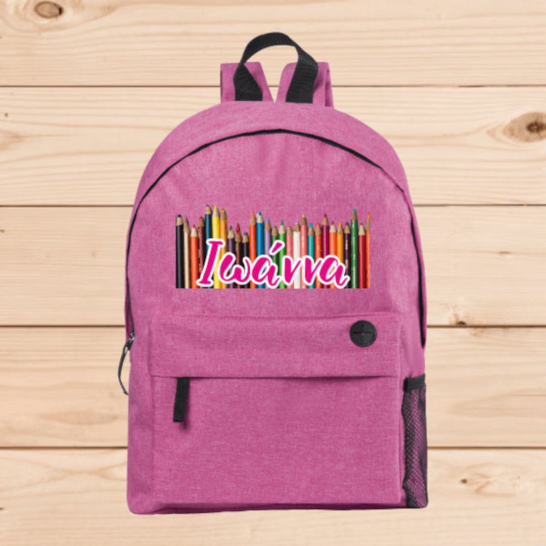 Personalized Backpack With Photo, Name, Text, Design, School Backpack ...