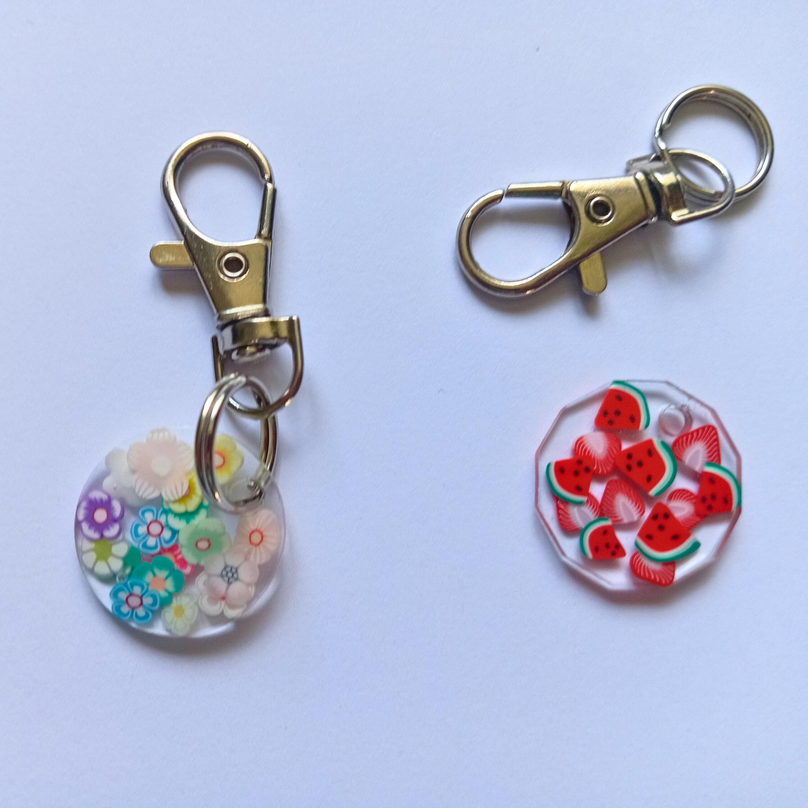 Trolley Coin Keyring With Cute Polymer Clay Designs | Pound Shopping ...