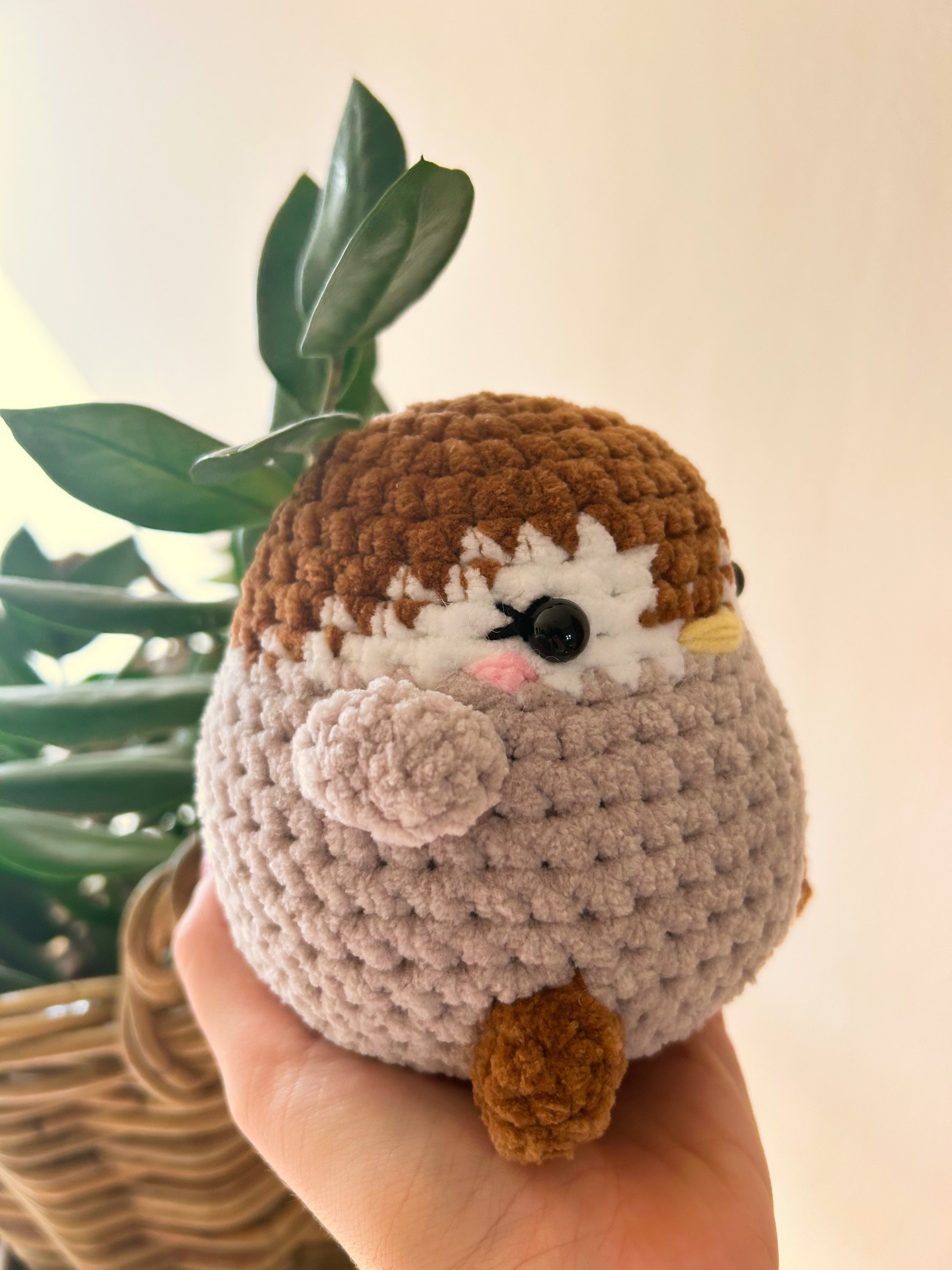 Chubby Penguin / Plushie / Crochet / Amigurumi / Handmade / Stuffed ...