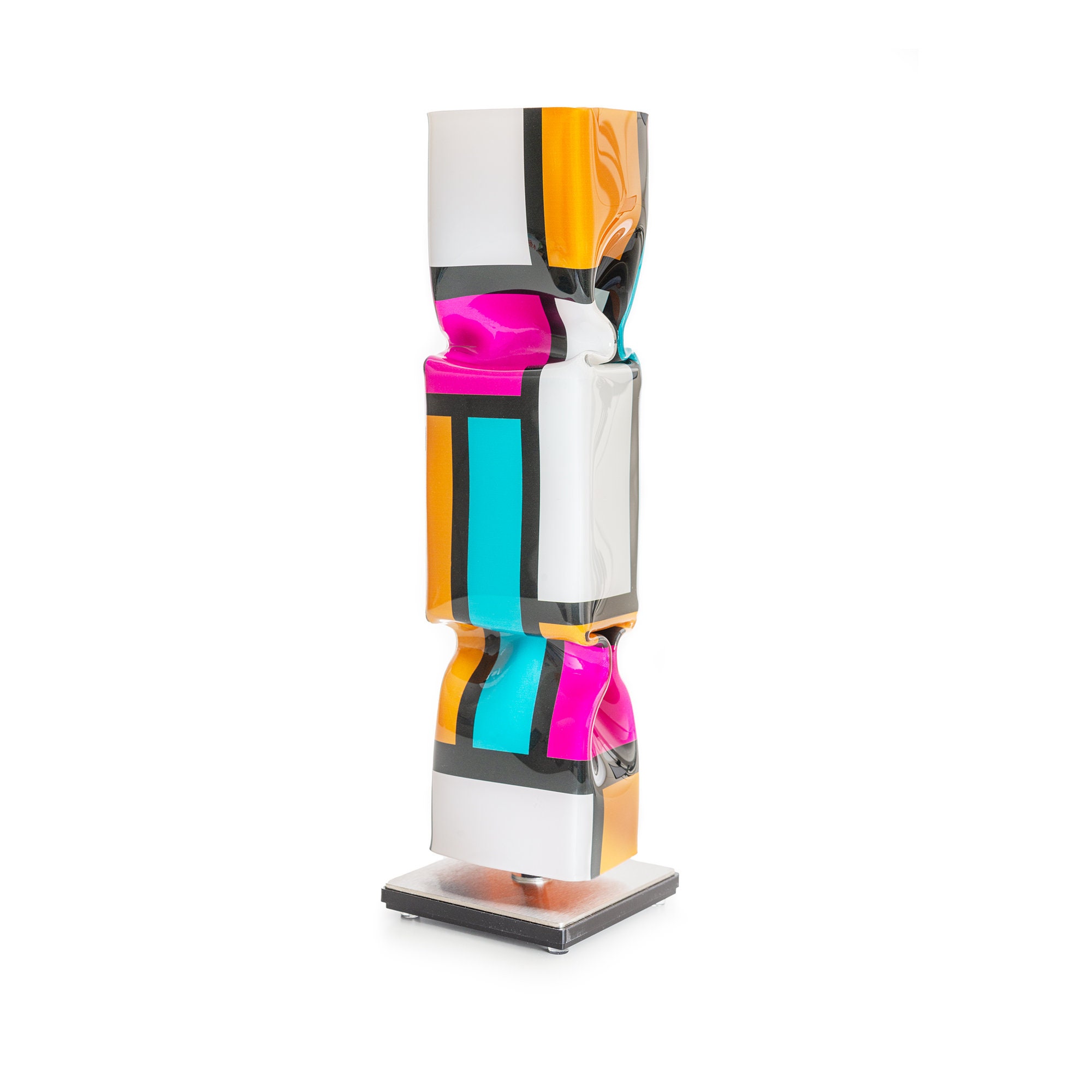 Piet Mondrian II Tribute to Pop Art Statue Candy Artwork by Van Hassel ...