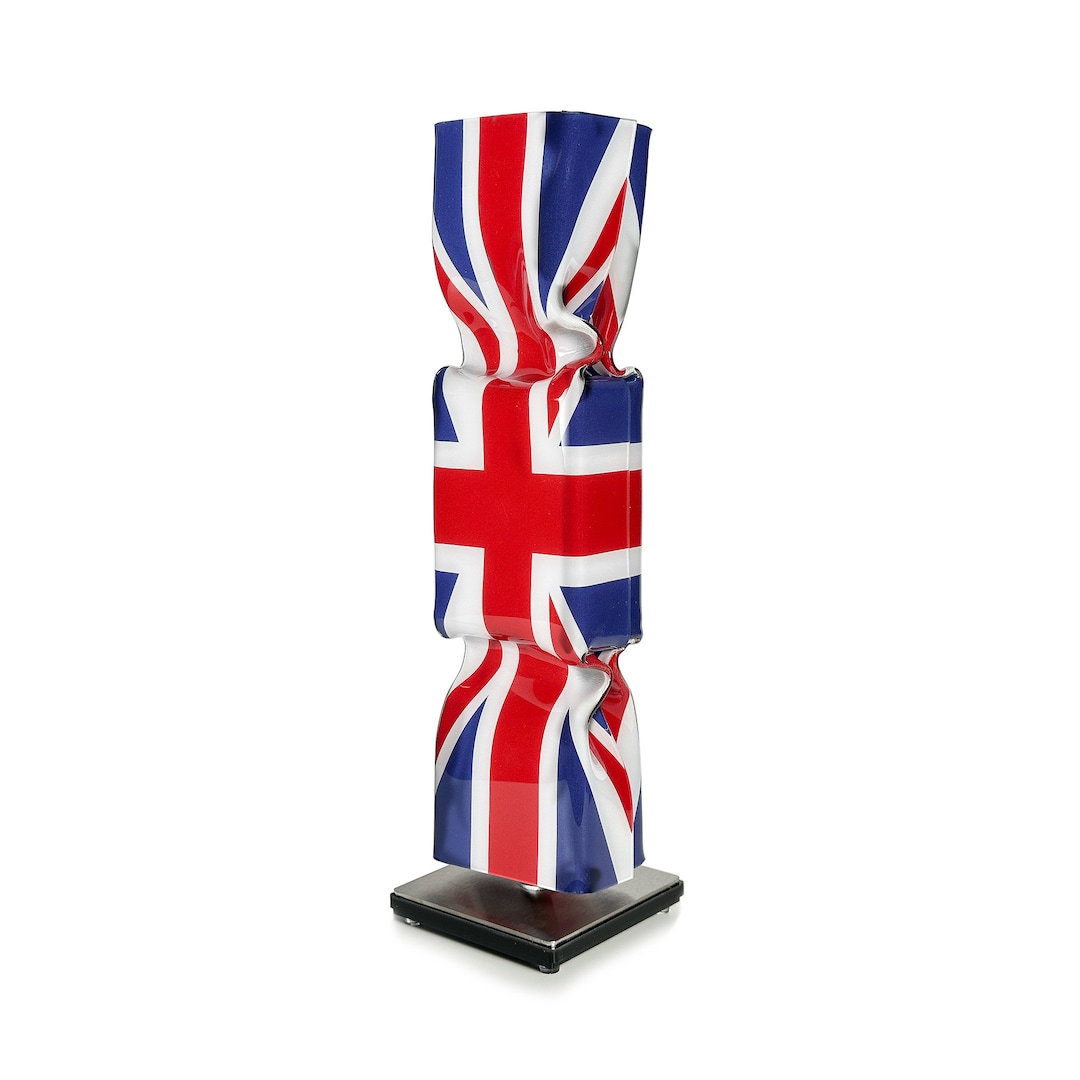 Pop Art Artwork Union Jack Candy Art 30cm by Van Hassel - Etsy