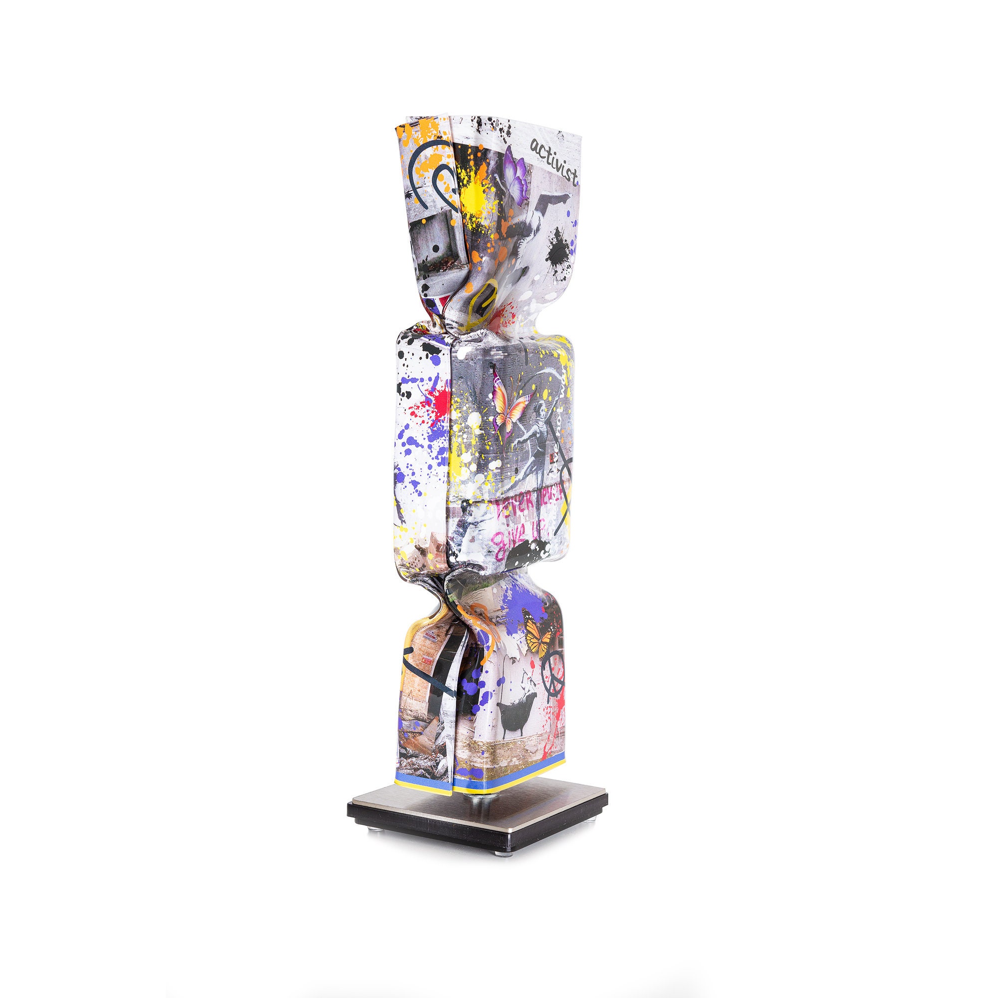 Banksy II ( a Homage to ) Pop Art Sculpture 30cm Original Made by Van ...