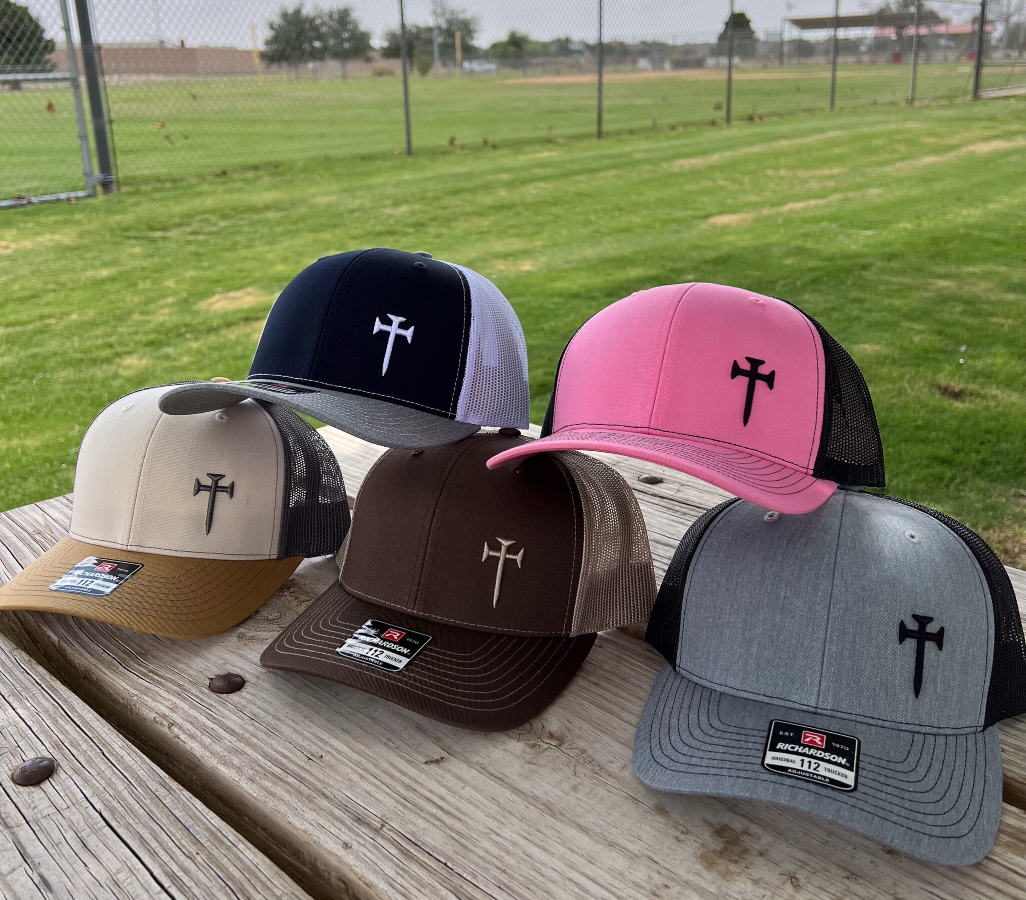 Cross Richardson Hat Men's Cross Hat Men's Trucker Hat Hat With Cross ...