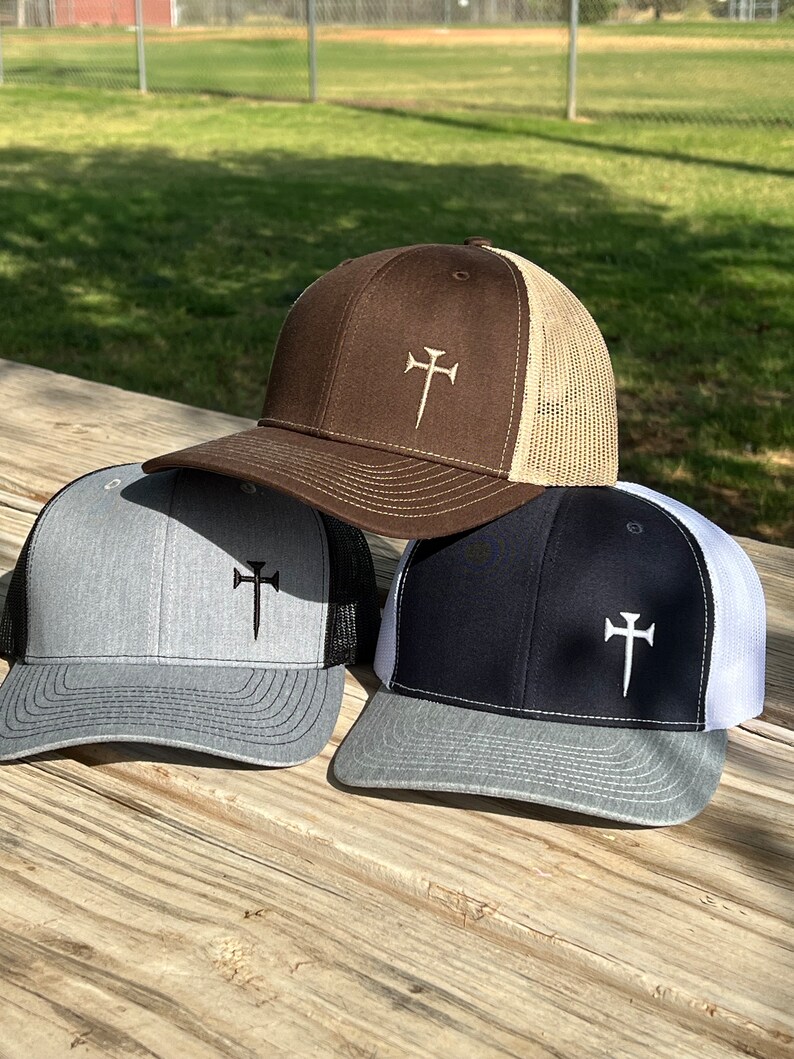 Cross Richardson Hat Men's Cross Hat Men's Trucker Hat Hat With Cross ...