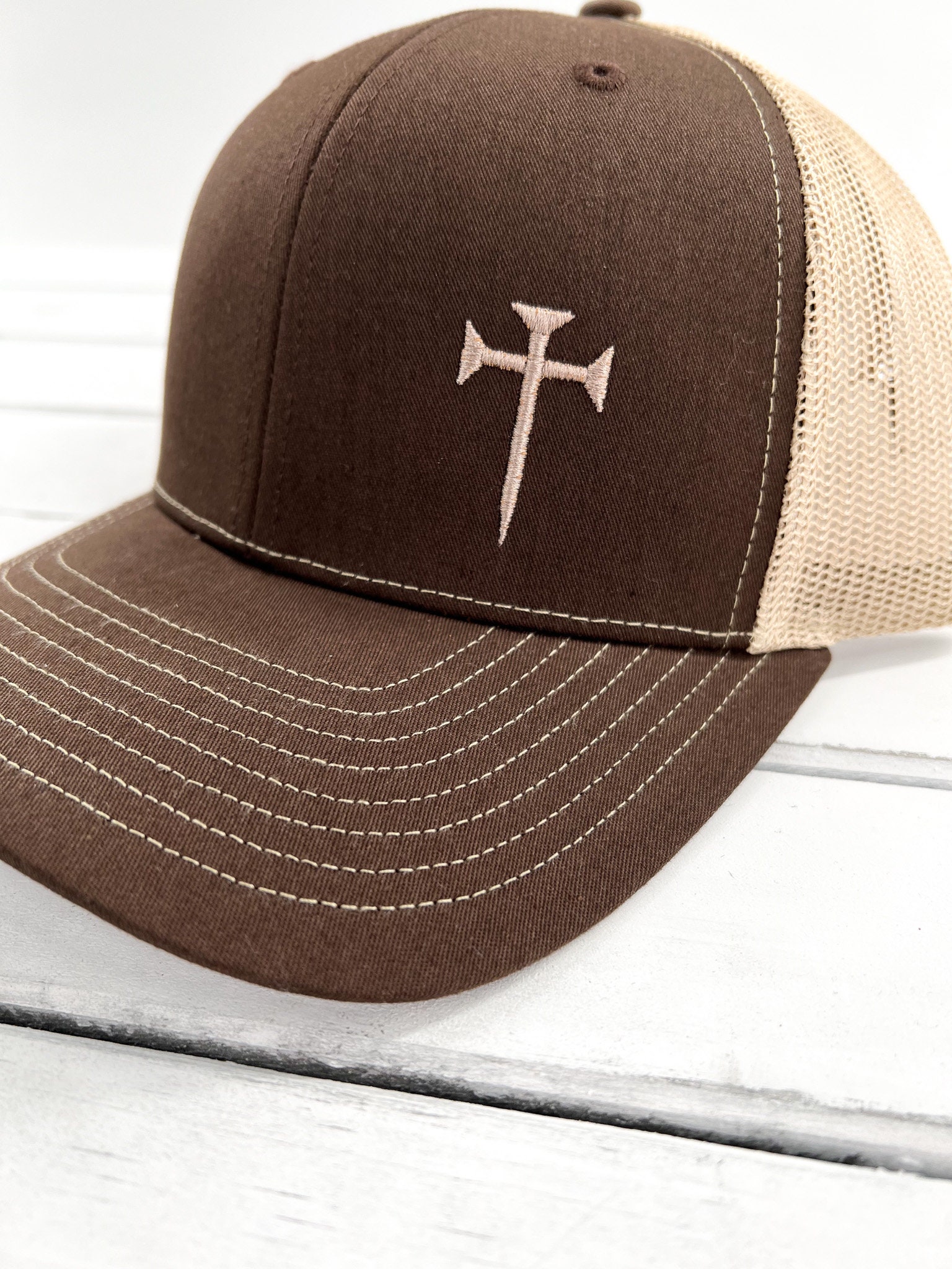 Cross Richardson Hat Men's Cross Hat Men's Trucker Hat Hat With Cross ...