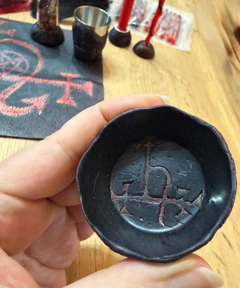 Unikat Reise Altar Set für Lilith Hexen Starter Kit Satanic Travel ...