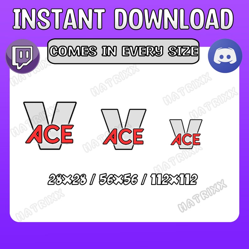 Valorant Ace Emote | Twitch Emote | Discord Emote - Etsy