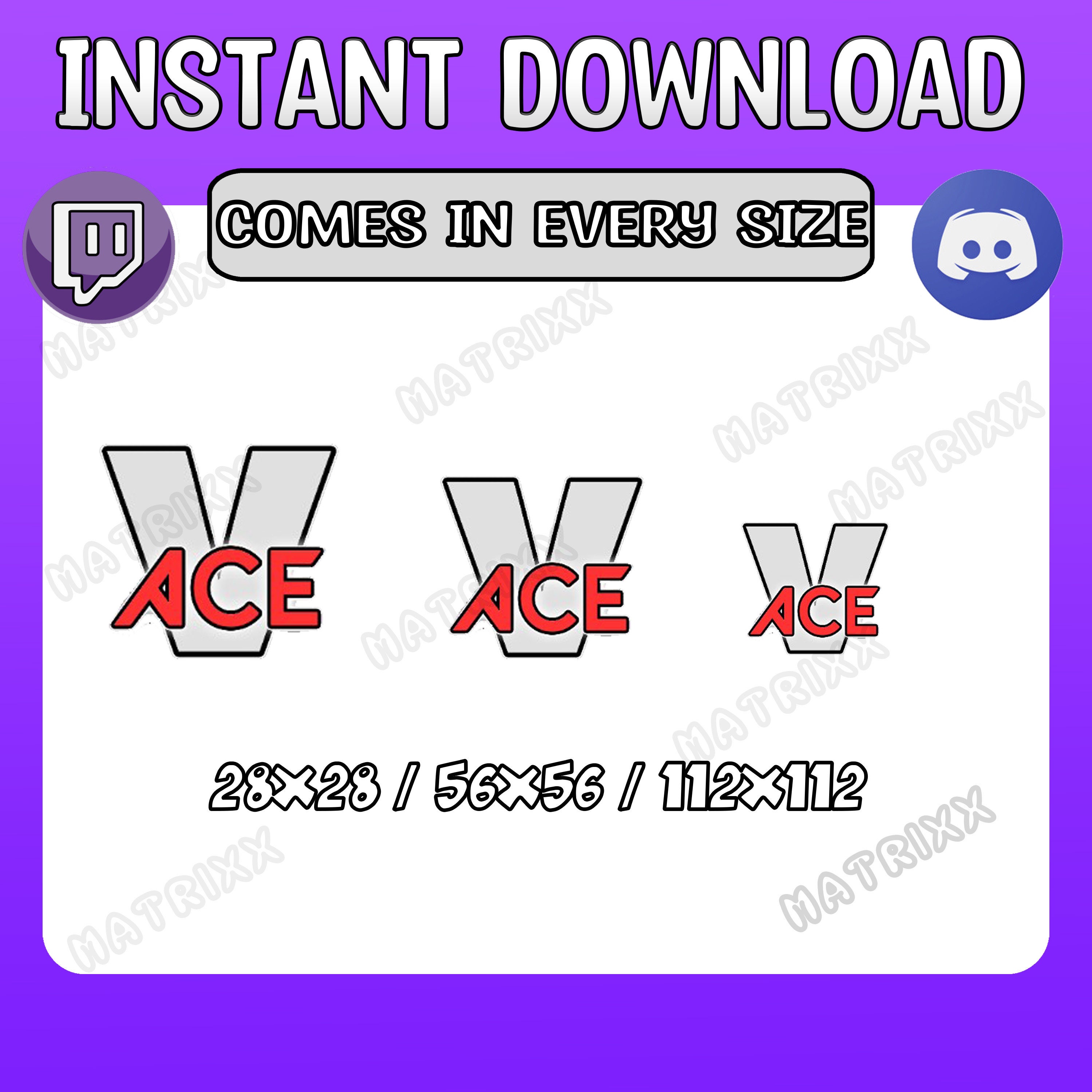 Valorant Ace Emote | Twitch Emote | Discord Emote - Etsy