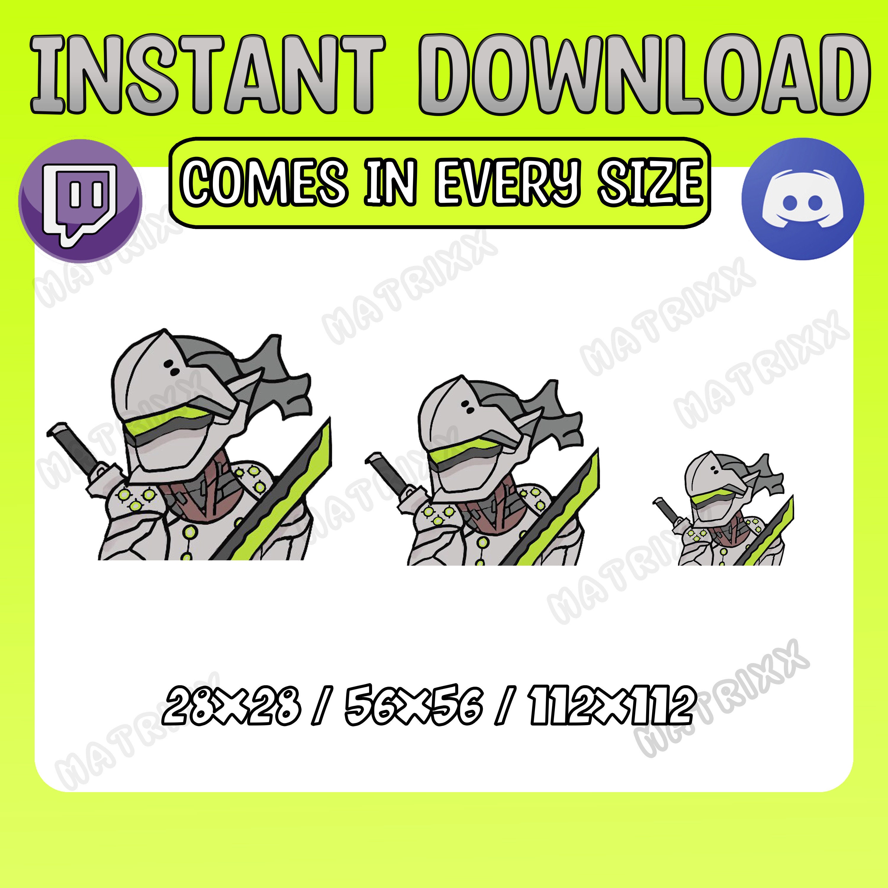 Overwatch Genji Emote | Overwatch 2 Genji Hero Emote - Etsy