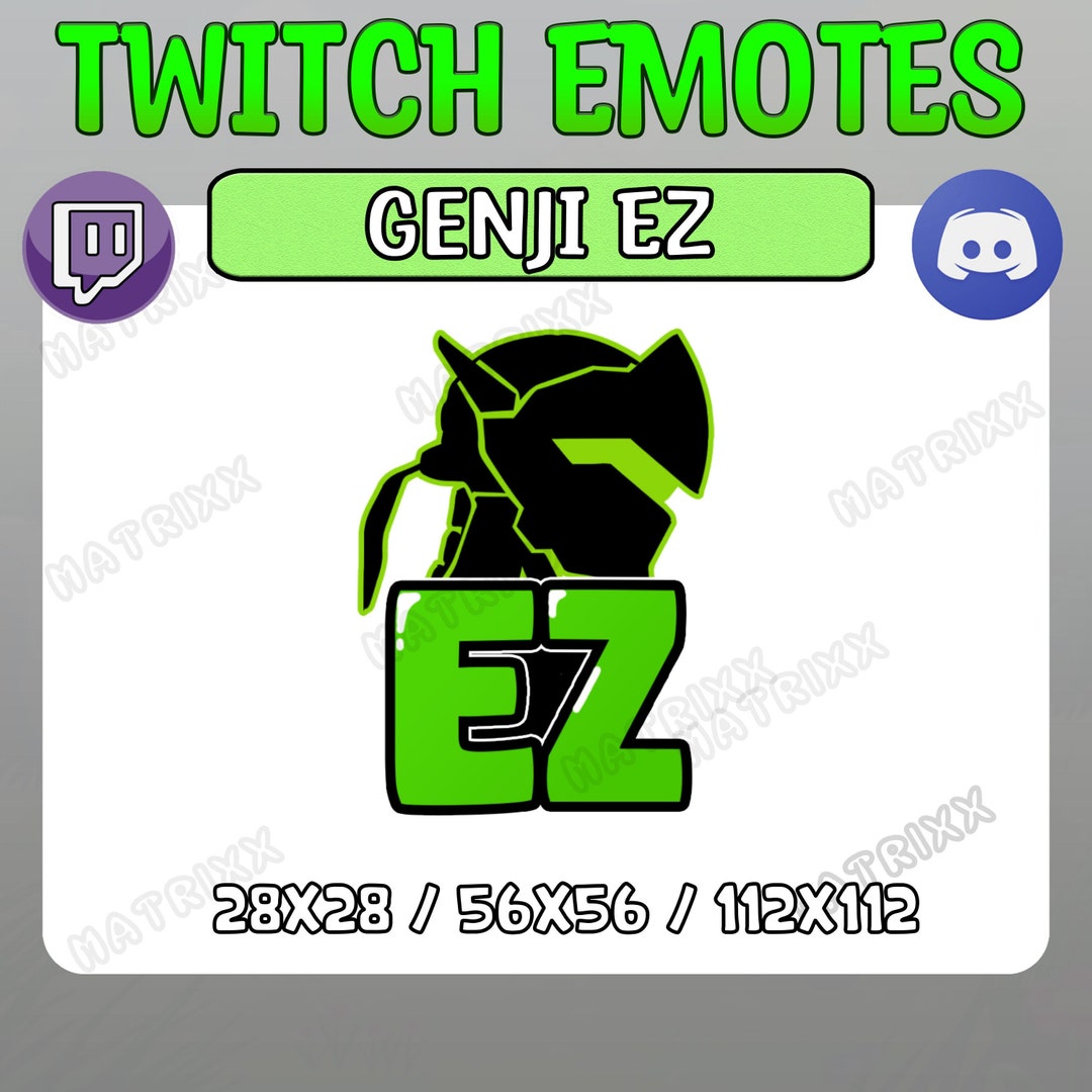 Overwatch Genji "ez" Emote | Genji Emote | Overwatch Emote - Etsy