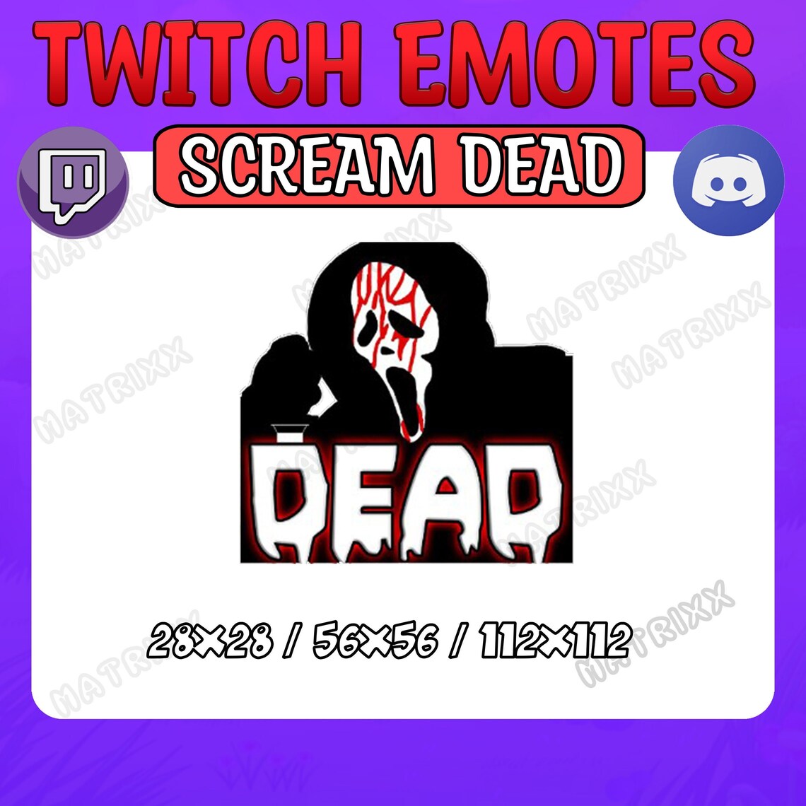 Scream Emote | Ghostface Dead by Daylight Emote | Horror Emote - Etsy