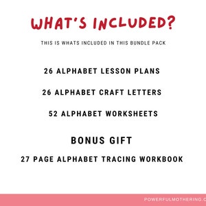 Letter of the Week Homeschool Bundle: Lesson Plans, Craft Pages ...