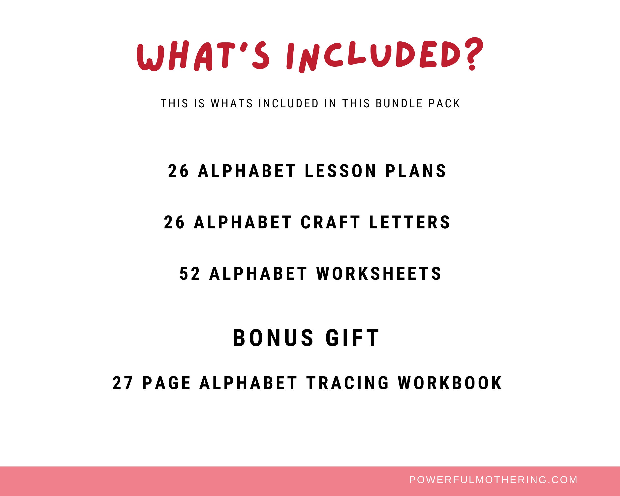 Letter of the Week Homeschool Bundle: Lesson Plans, Craft Pages ...