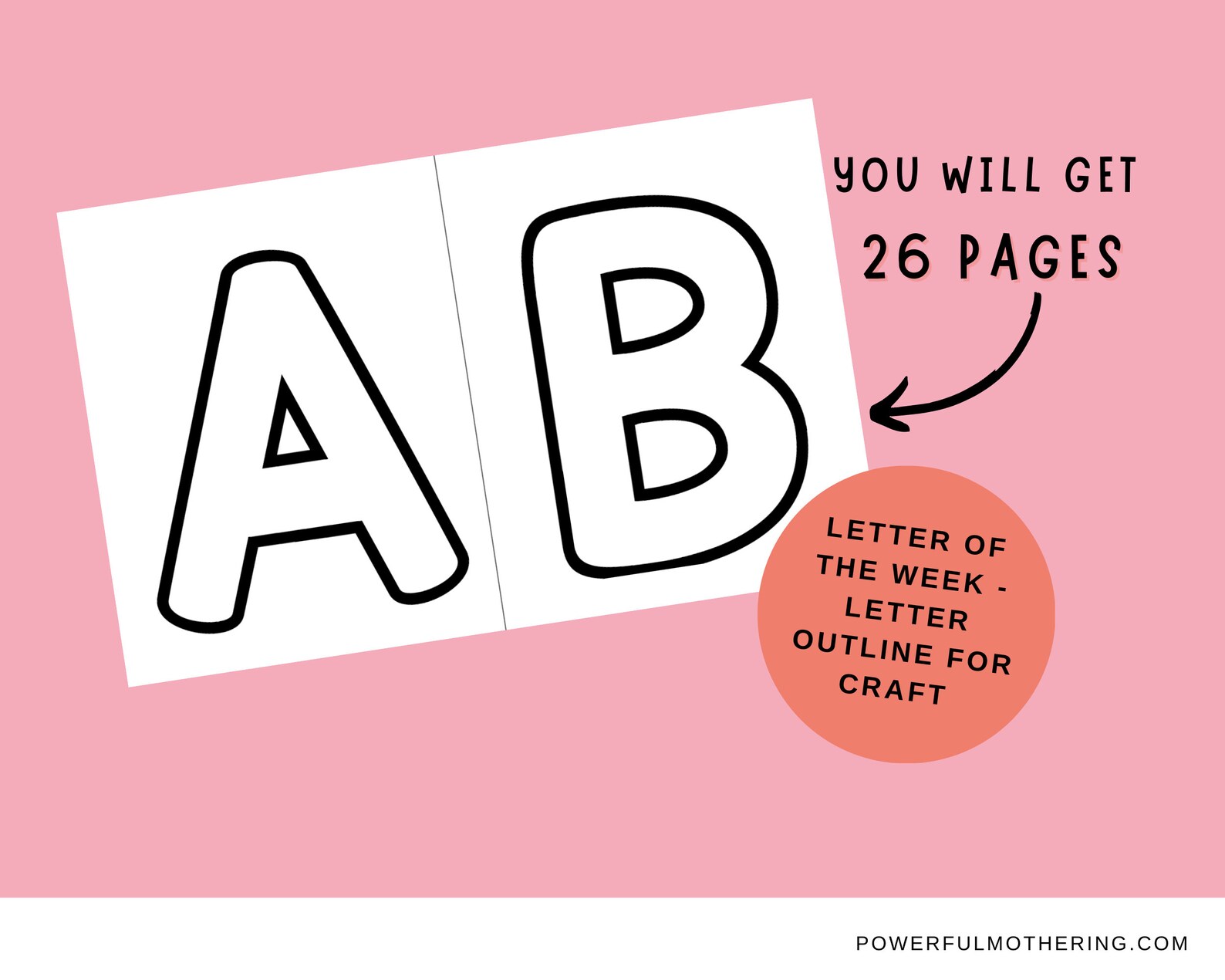 Letter of the Week Homeschool Bundle: Lesson Plans, Craft Pages ...