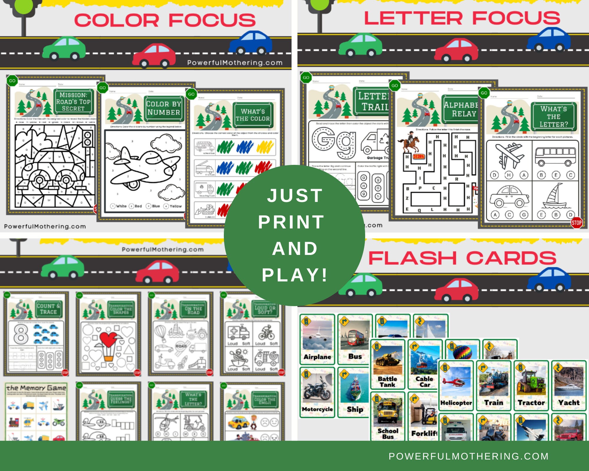 Preschool Curriculum Lesson Plan Transportation Theme Teacher Resources ...