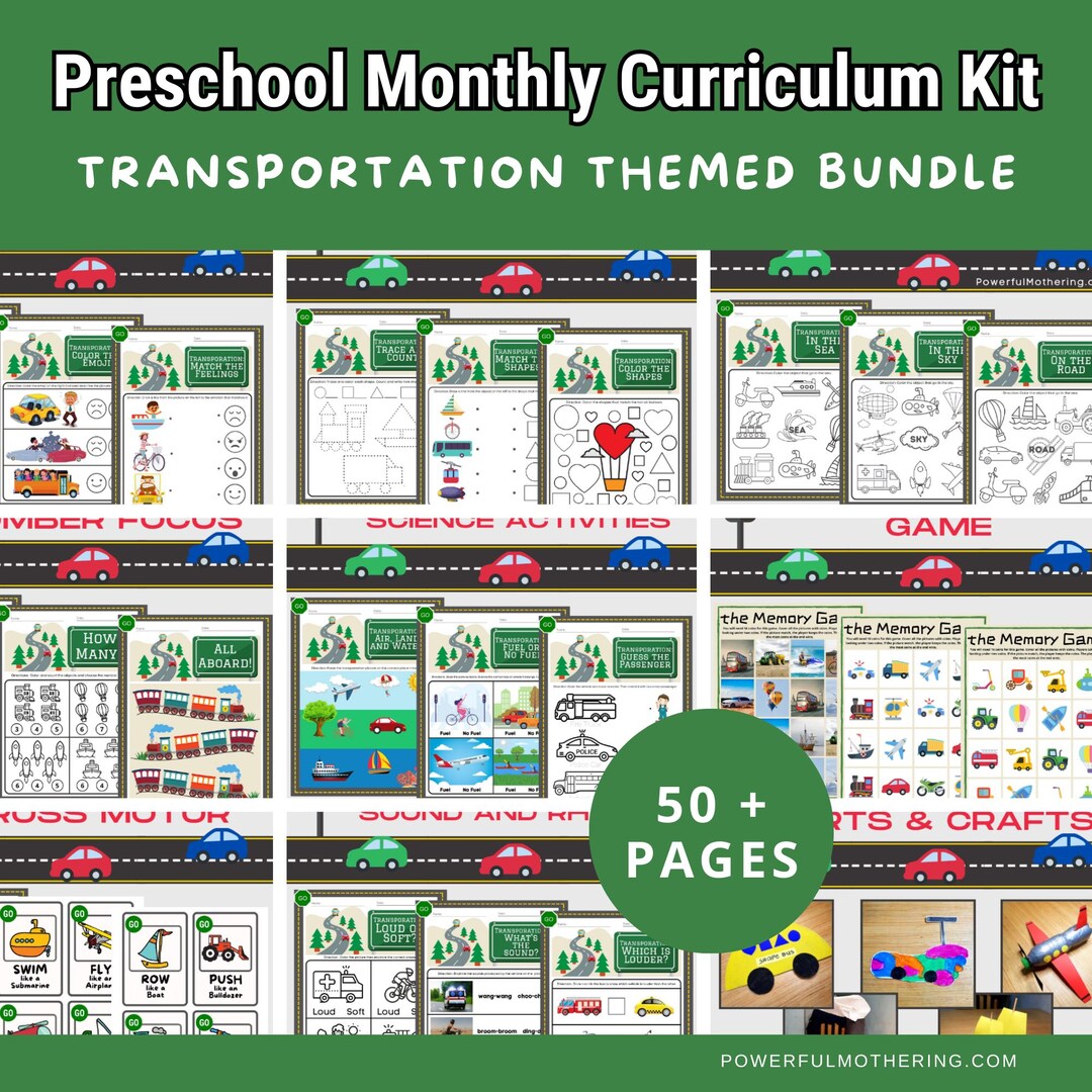 Preschool Curriculum Bundle Lesson Plans for Homeschooling ...
