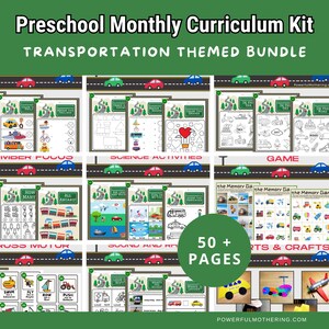 Preschool Curriculum Bundle Lesson Plans for Homeschooling ...