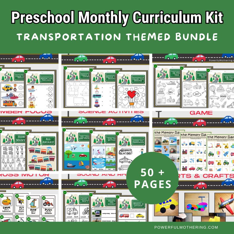 Preschool Curriculum Bundle Lesson Plans for Homeschooling ...