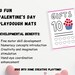 Valentine's Day Playdough Mats – 10 Pages - Preschool Learning Activity ...