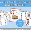 Preschool Worksheets Curriculum Bundle Lesson Plans for Homeschooling ...