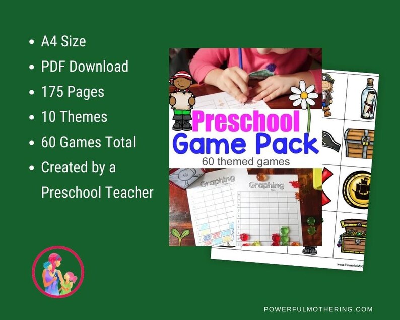 Preschool Printable Busy Book Game Activity Bundle, Bingo, Memory Match ...