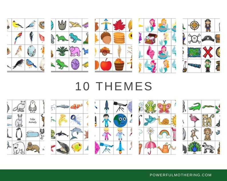 Preschool Printable Busy Book Game Activity Bundle, Bingo, Memory Match ...