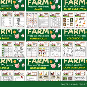 Preschool Worksheets Curriculum Bundle Lesson Plans for Homeschooling ...