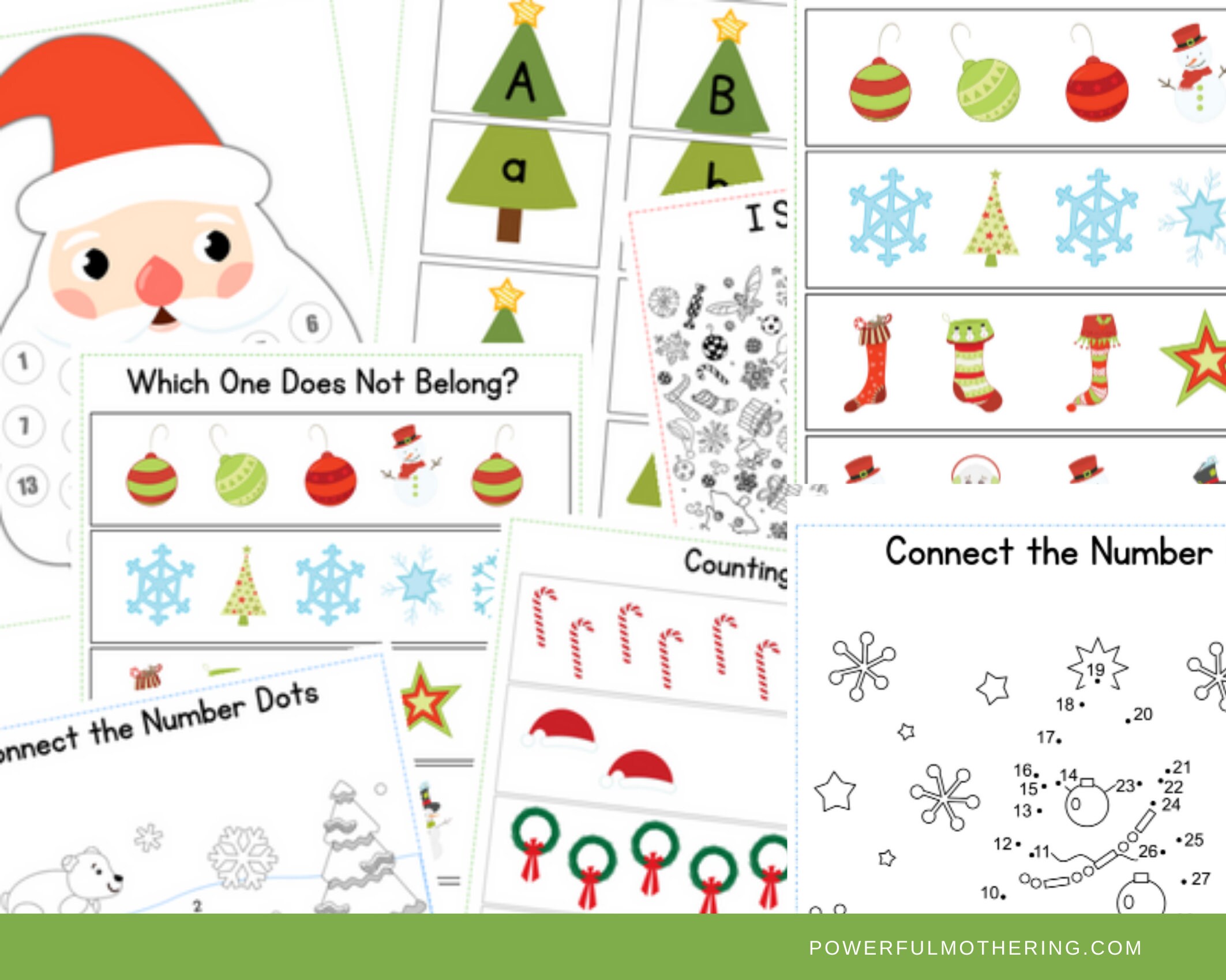 25 Printable Christmas Activities for Kids | Toddler Worksheets ...