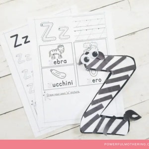 Letter of the Week Homeschool Bundle: Lesson Plans, Craft Pages ...