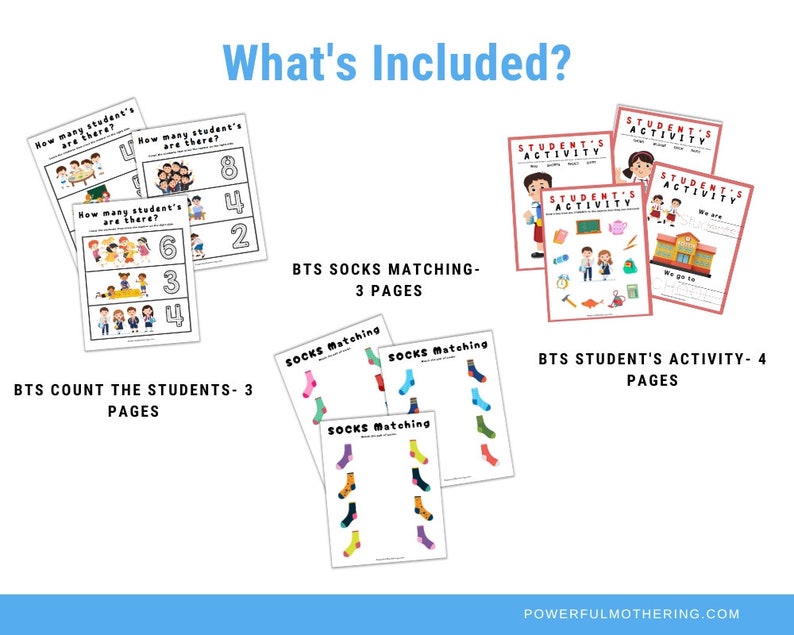 Back to School Themed Preschool Worksheets Bundle - 10 Fun and Engaging ...