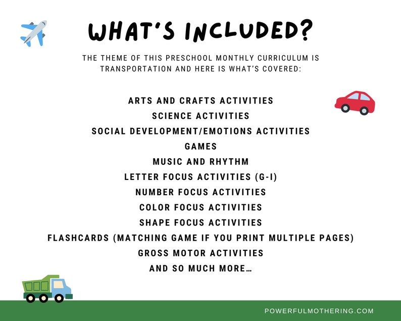 Preschool Curriculum Bundle Lesson Plans for Homeschooling ...