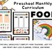 Preschool Monthly Curriculum FOOD Theme | Preschool Printable ...