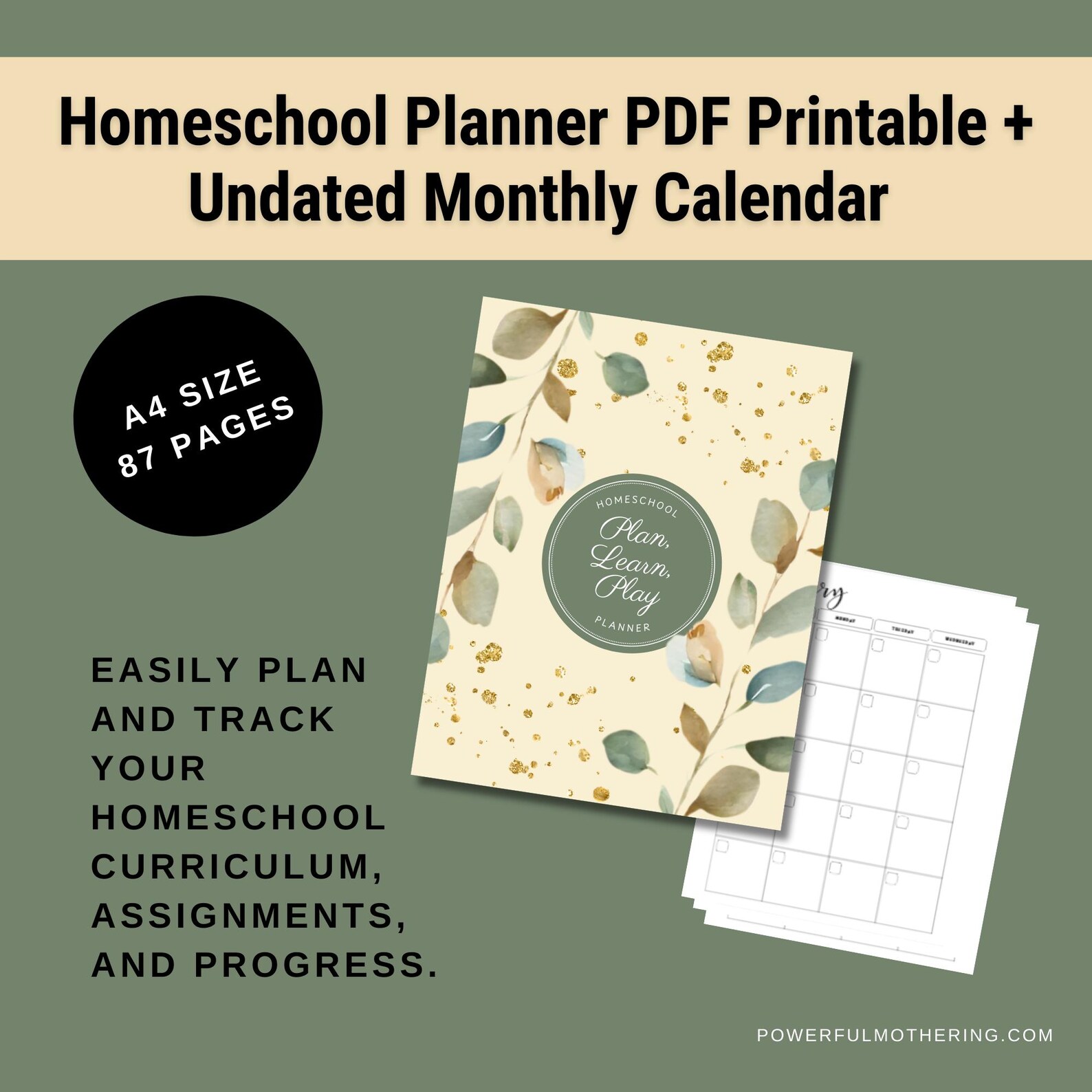 Homeschool Planner Printable Home Schoolplanner Pages Homeschool ...