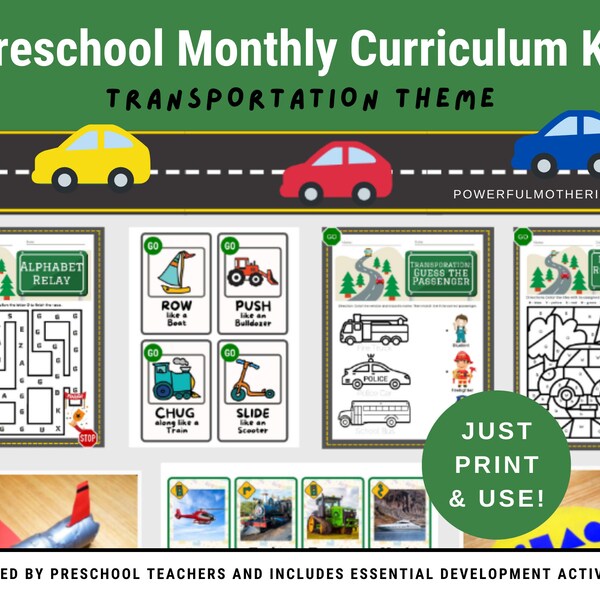 Preschool Lesson Plans - Etsy