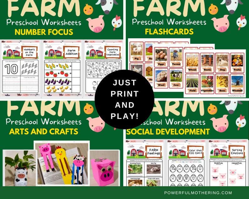 Preschool Worksheets Curriculum Bundle Lesson Plans for Homeschooling ...