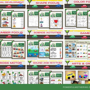 Preschool Curriculum Lesson Plan Transportation Theme Teacher Resources ...