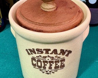 Vintage Instant Coffee Container - Etsy