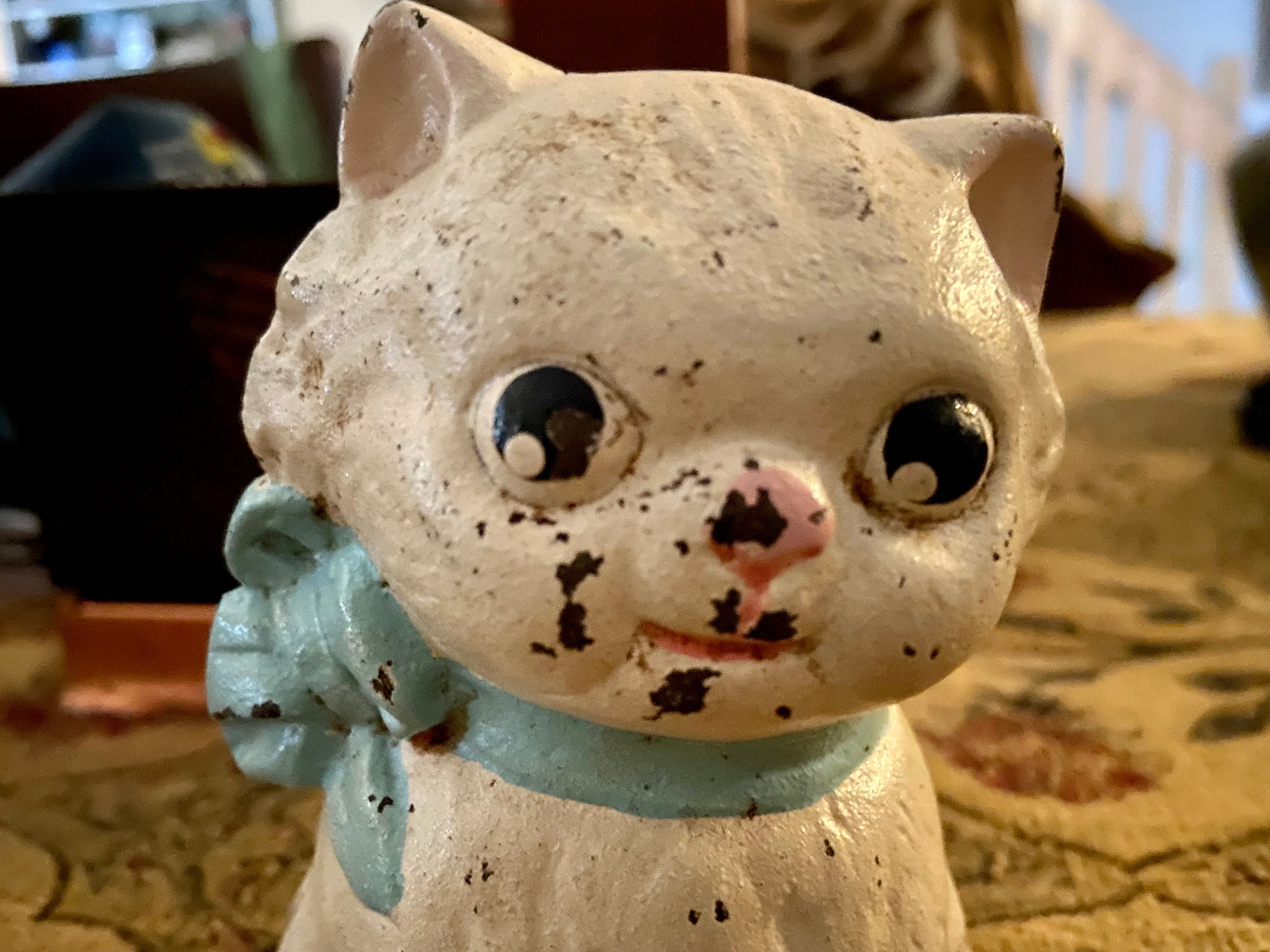 Hubley Cast Iron Cat Bank - Etsy