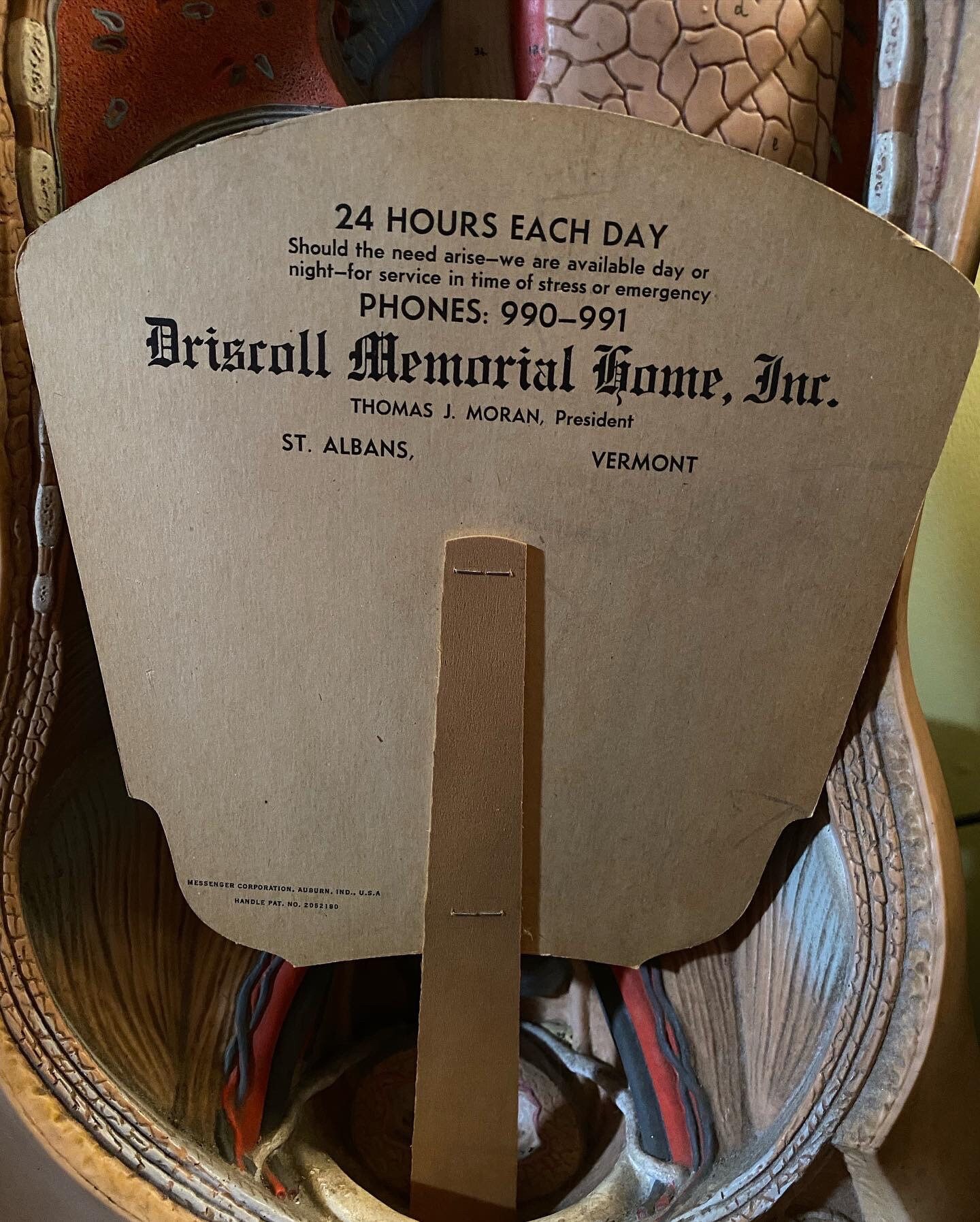 Funeral Fan 1950s - Etsy