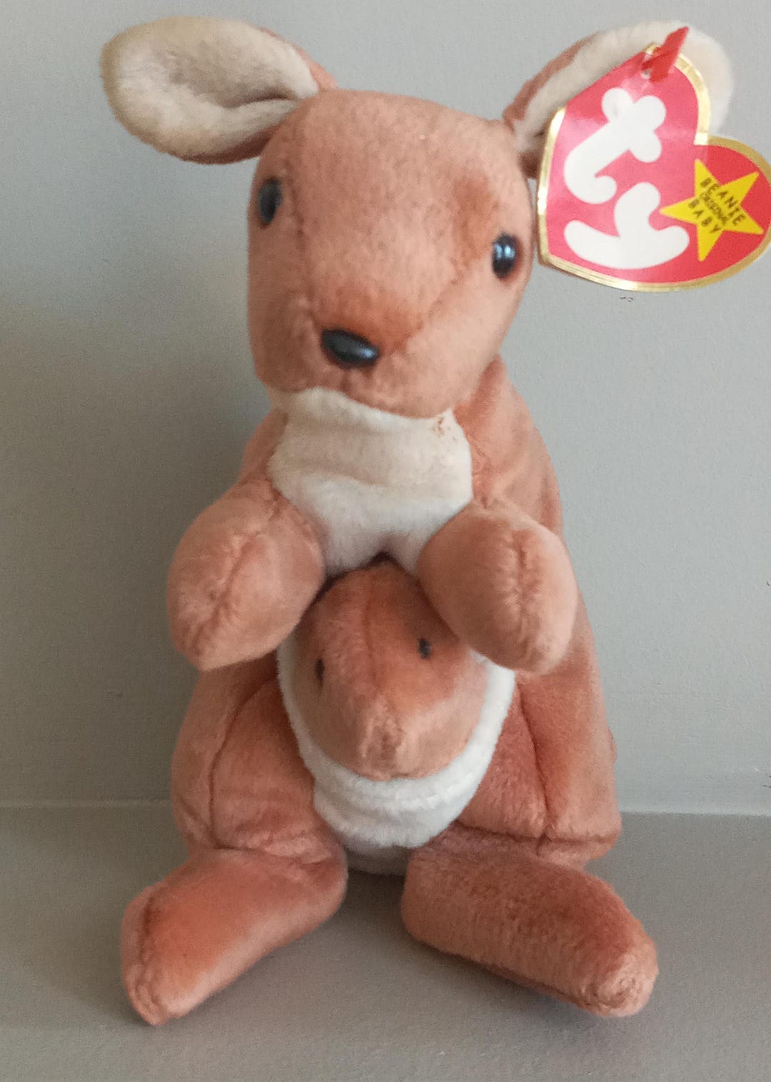 TY Beanie Baby POUCH the Kangaroo 7 Inch - Etsy